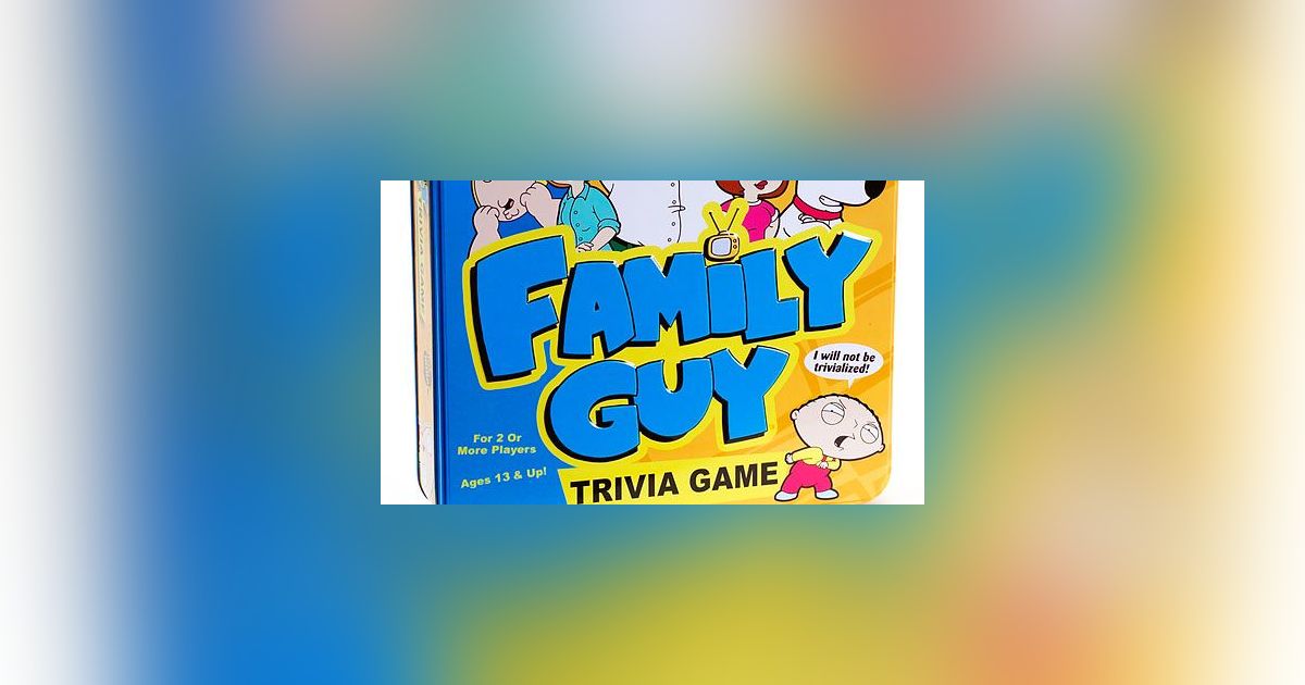 Family Guy Trivia Game | Board Game | BoardGameGeek
