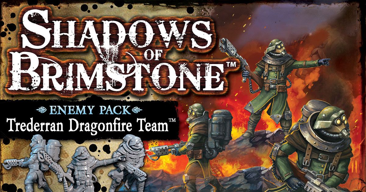 Shadows of Brimstone: Trederran Dragonfire Team Enemy Pack | Board Game ...