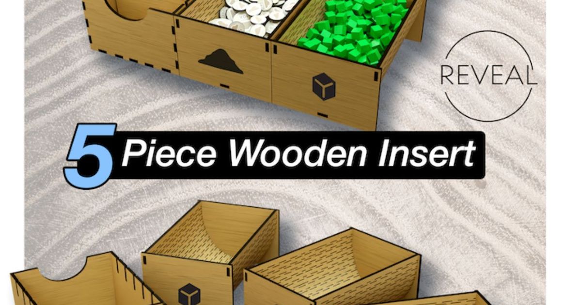 Earth: Wooden Insert | Board Game Accessory | BoardGameGeek