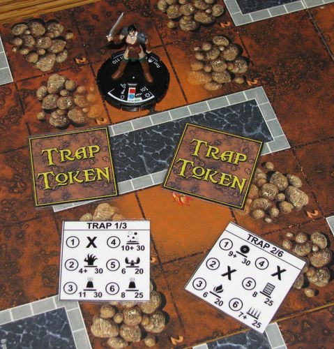 Mage Knight Dungeons - Traps system for 1.5" maps | Mage Knight Dungeons