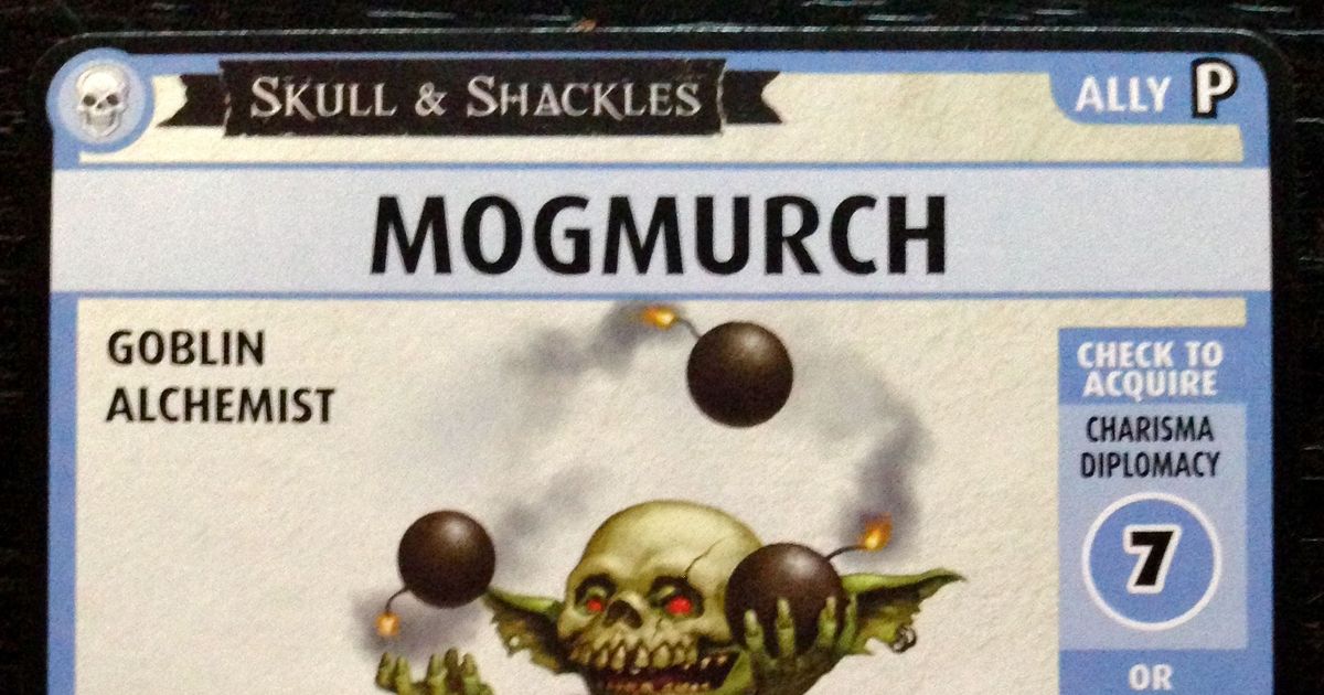 Pathfinder Adventure Card Game: Skull & Shackles – "Mogmurch" Promo ...