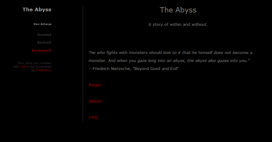 The Abyss | Video Game | VideoGameGeek