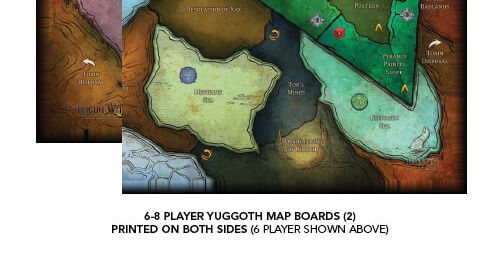 Cthulhu Wars: Six to Eight Player Yuggoth Map | Board Game | BoardGameGeek