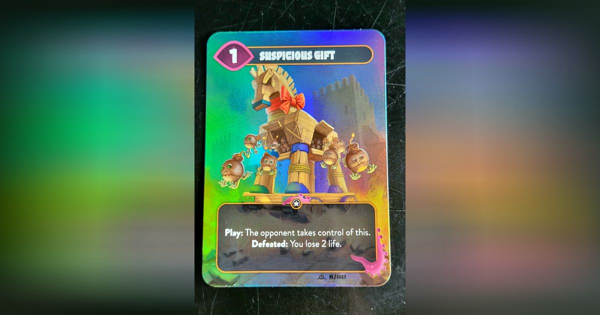 Mindbug: Suspicious Gift Promo Card | Board Game | BoardGameGeek