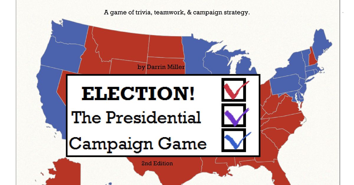 ELECTION!: The Presidential Campaign Game | Board Game | BoardGameGeek