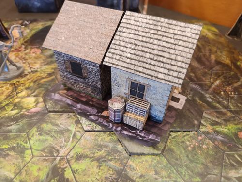 Oathsworn - Playing with 3D paper models | Oathsworn: Into the Deepwood