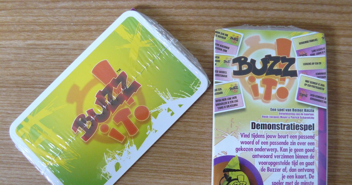 Buzz It! Demonstratiespel | Board Game | BoardGameGeek