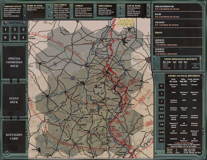 Tiger Leader: Neoprene Tactical Display | Board Game Accessory ...