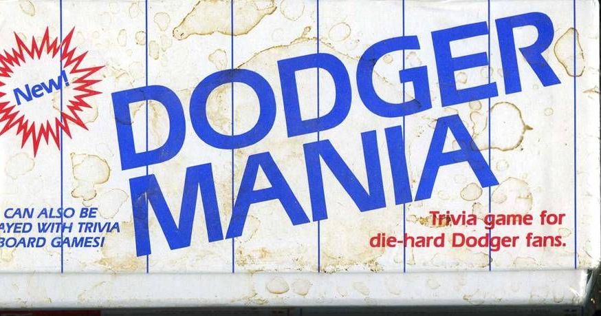 Dodger Mania | Board Game | BoardGameGeek