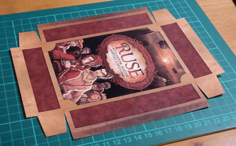 Making a telescoping box the easy way (templates for two-deck card box)