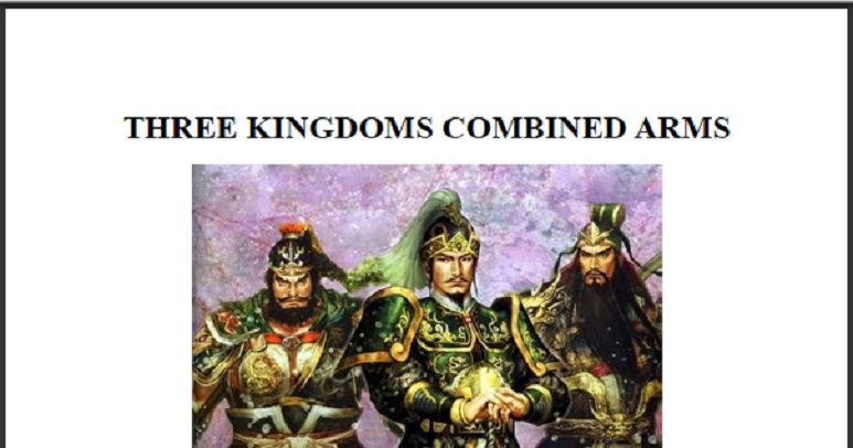 Three Kingdoms Combined Arms | Board Game | BoardGameGeek