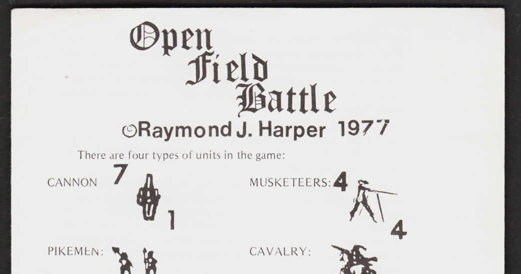 Open Field Battle | Board Game | BoardGameGeek