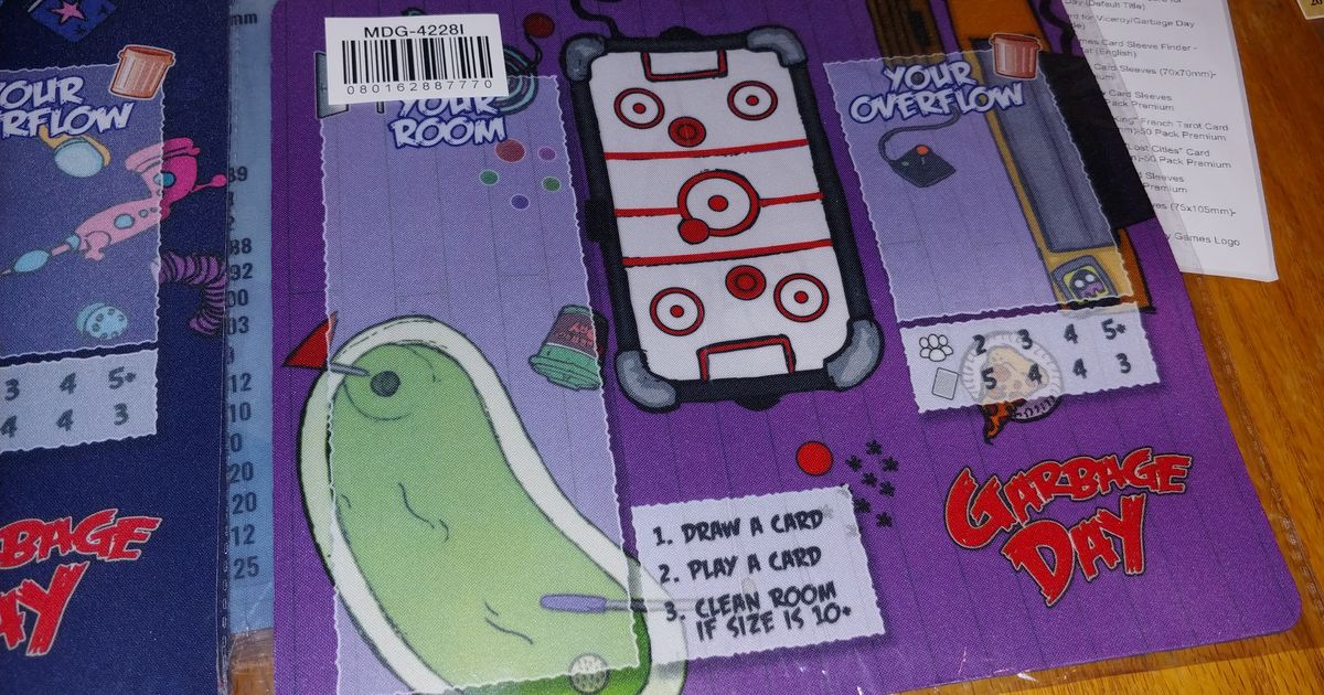 Garbage Day!: Playmat | Board Game Accessory | BoardGameGeek