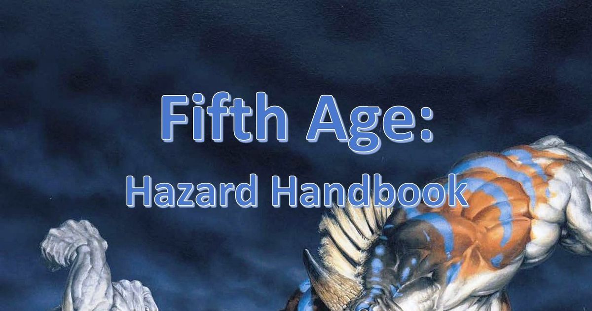 Fifth Age: Hazard Handbook | RPG Item | RPGGeek