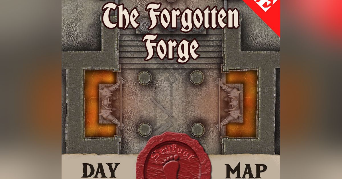 The Forgotten Forge (Day Map) | RPG Item | RPGGeek