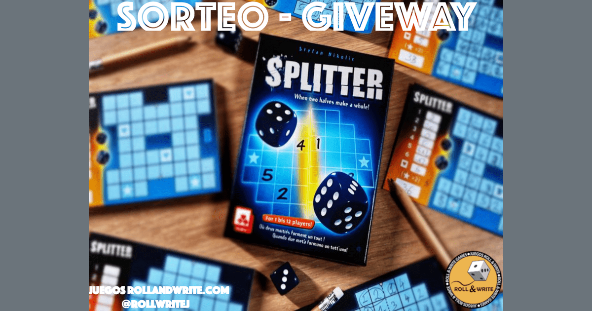 Giveaway: Splitter | Juegos Roll & Write | BoardGameGeek
