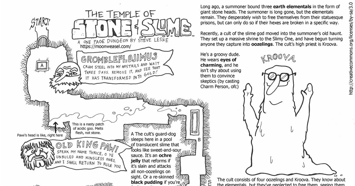 The Temple of Stone & Slime | RPG Item | RPGGeek