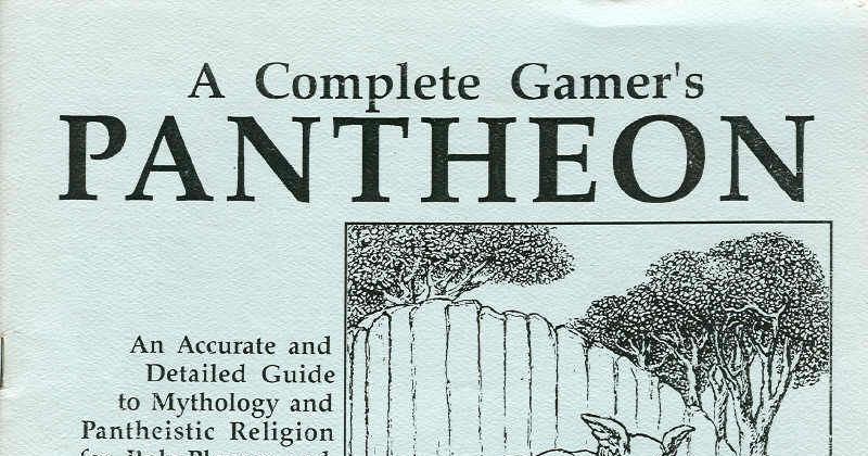 A Complete Gamer's Pantheon (1986 Edition) | RPG Item | RPGGeek