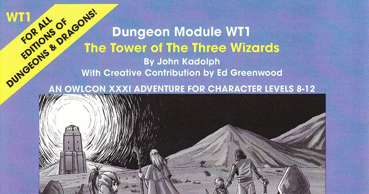 The Tower of the Three Wizards | RPG Item | RPGGeek