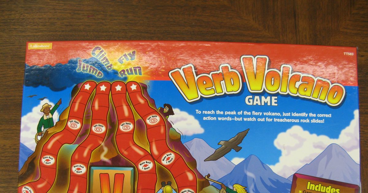 Verb Volcano | Board Game | BoardGameGeek