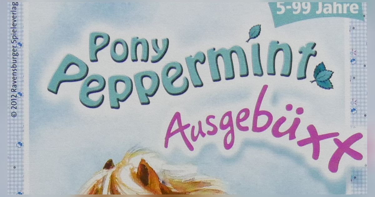 Pony Peppermint: Ausgebüxt | Board Game | BoardGameGeek