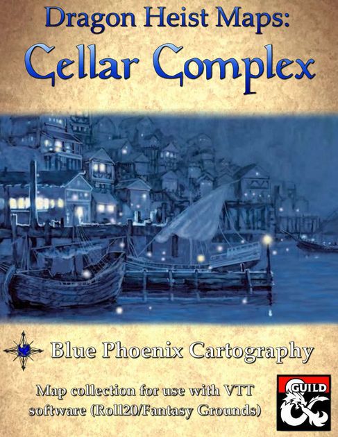 Dragon Heist Maps: Cellar Complex | RPG Item | RPGGeek