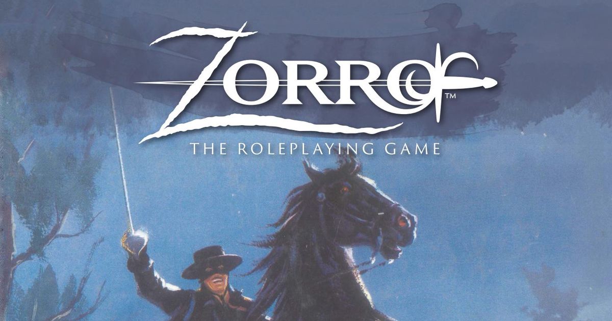 Zorro: The Roleplaying Game | RPG Item | RPGGeek