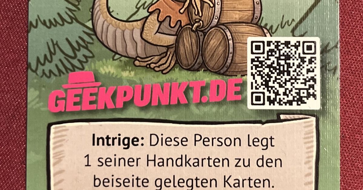 Der König des Waldes: Der Kellermeister Promo Card | Board Game | BoardGameGeek