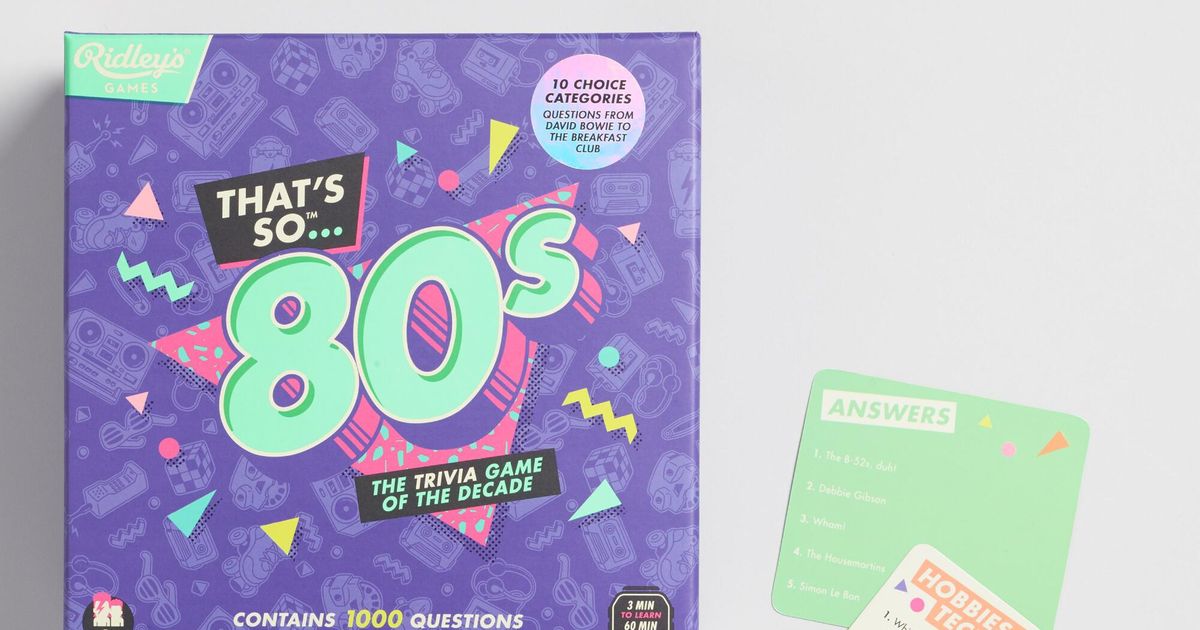 That's so 80s | Board Game | BoardGameGeek