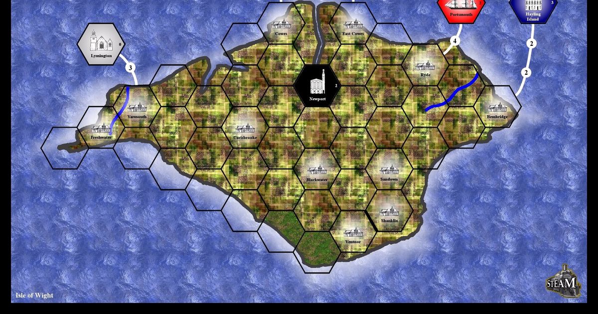 Steam Expansion: Isle of Wight | Board Game | BoardGameGeek