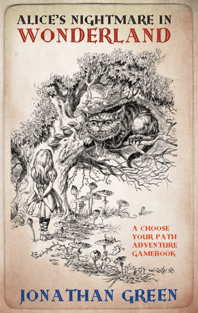 alices nightmare in wonderland coloring pages