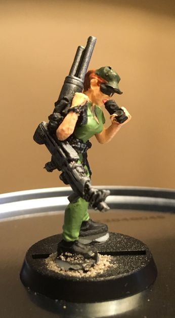 Custom GI Joe 28mm: Lady Jaye | Miniature Games Construction Yard ...