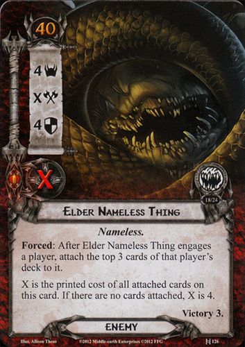 Hail Of Stones / Elder Nameless Thing | The Lord of the Rings: The Card ...