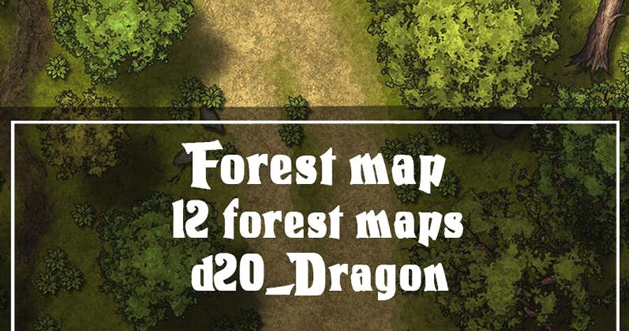 Forest Map (Basic) | RPG Item | RPGGeek