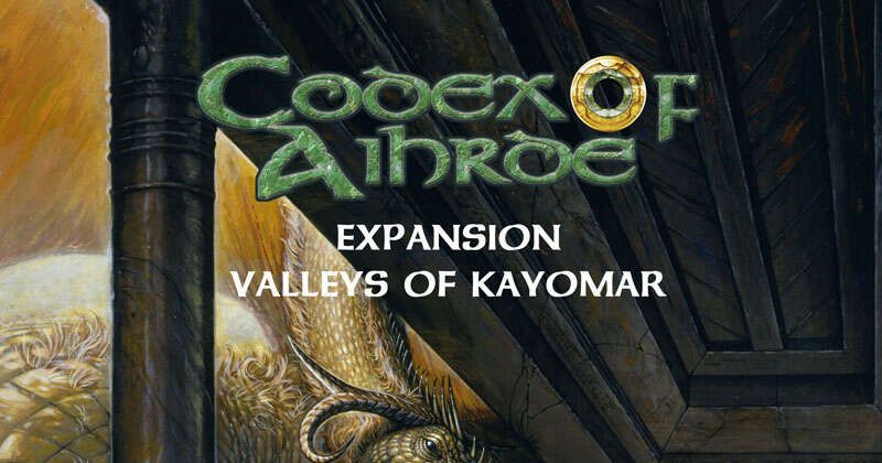 Codex of Aihrde Expansion: Valleys of Kayomar | RPG Item | RPGGeek