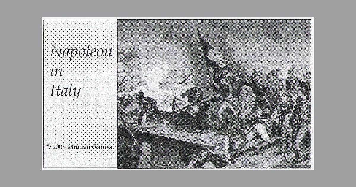 A variant using Random Event Cards | Napoleon in Italy