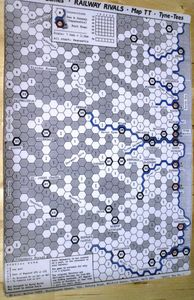Railway Rivals Map TT: Tyne-Tees | Board Game | BoardGameGeek