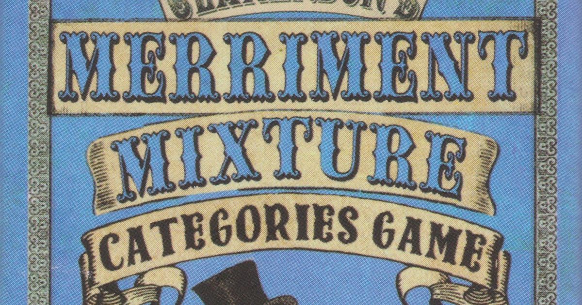 Merriment Mixture -- Categories Game | Board Game | BoardGameGeek