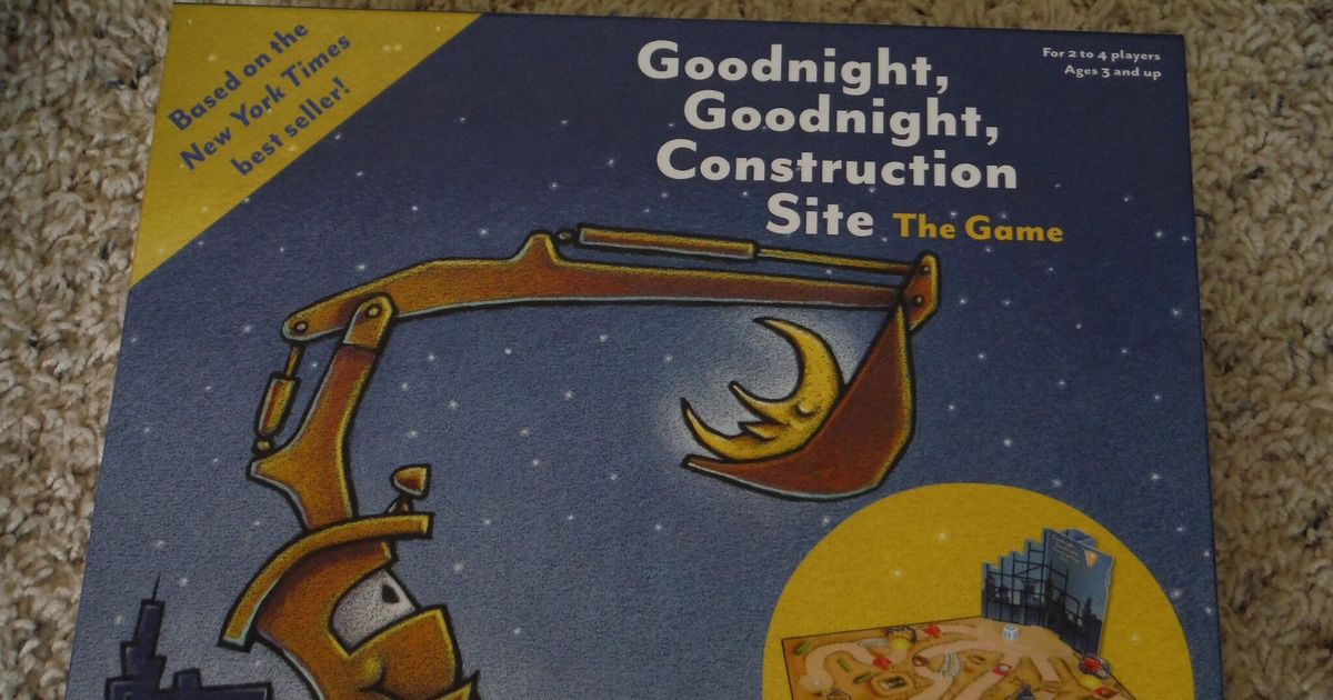 Goodnight Goodnight, Construction Site: The Game | Board Game ...