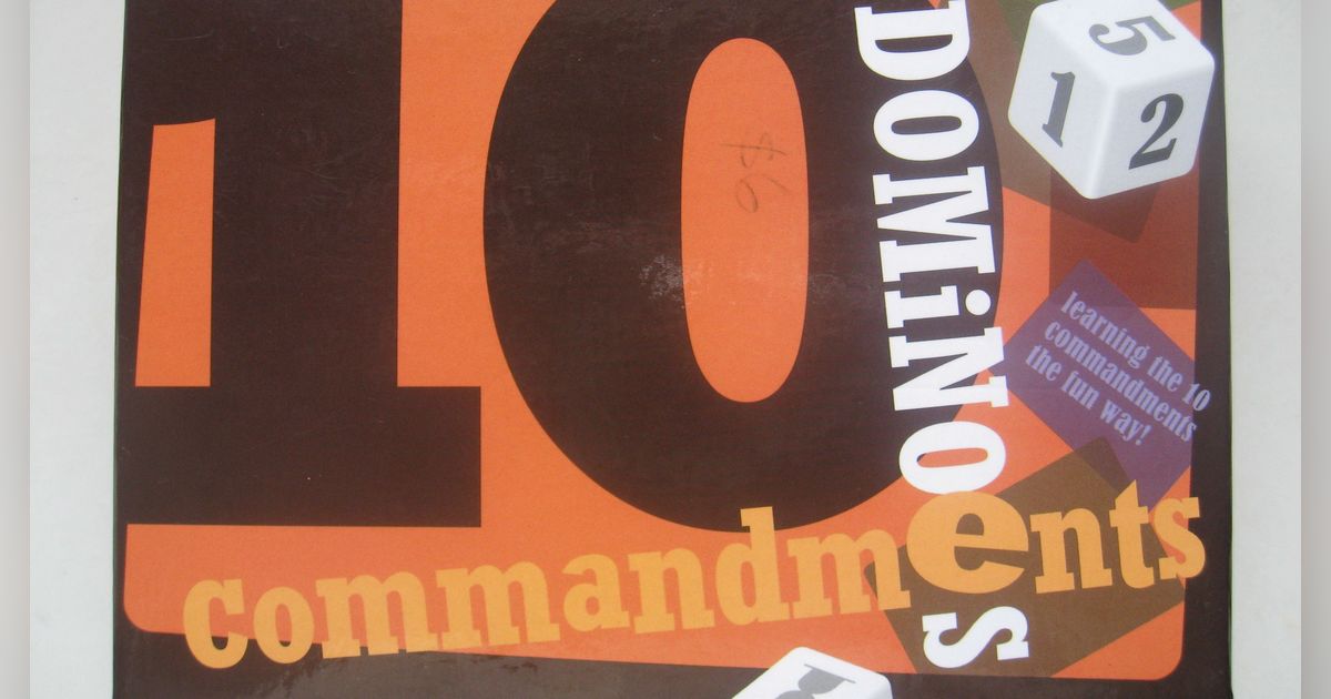 10 Commandments Dominoes | Board Game | BoardGameGeek