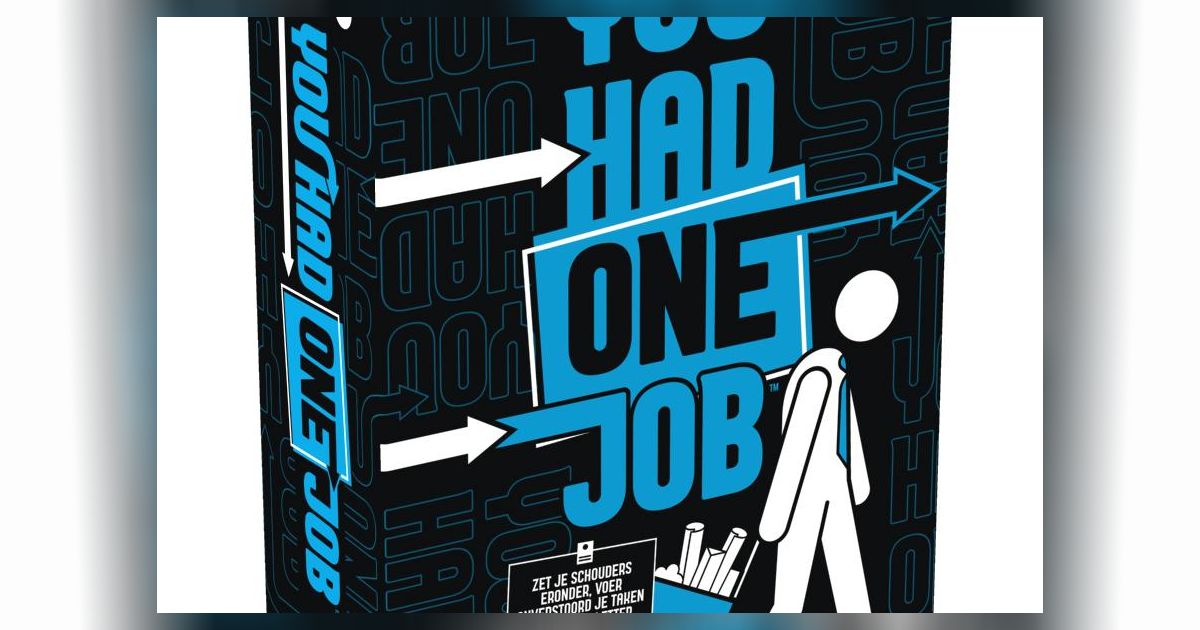 You had one job | Board Game | BoardGameGeek