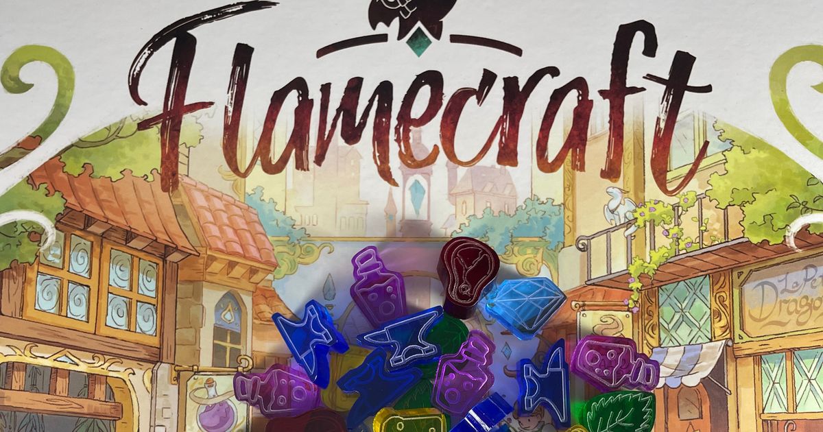 Flamecraft: LaserLand Acrylic Goods Token Upgrades | Board Game ...