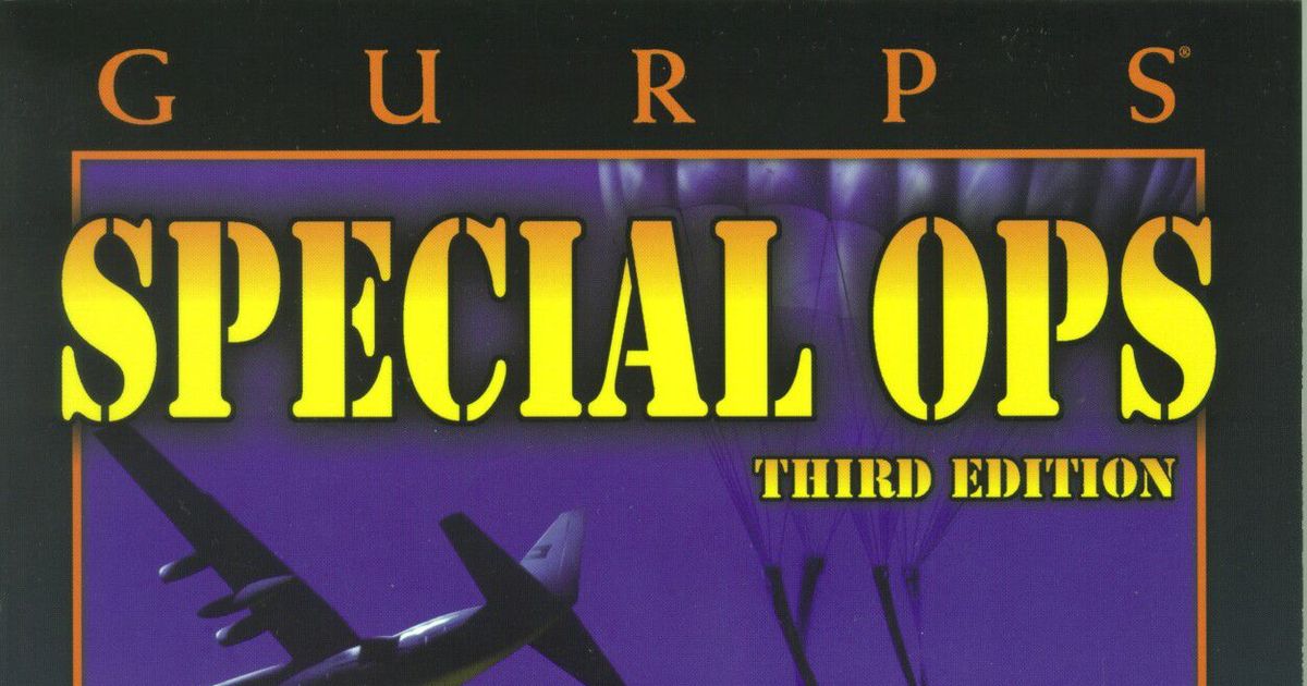 GURPS Special Ops (Third Edition) | RPG Item | RPGGeek