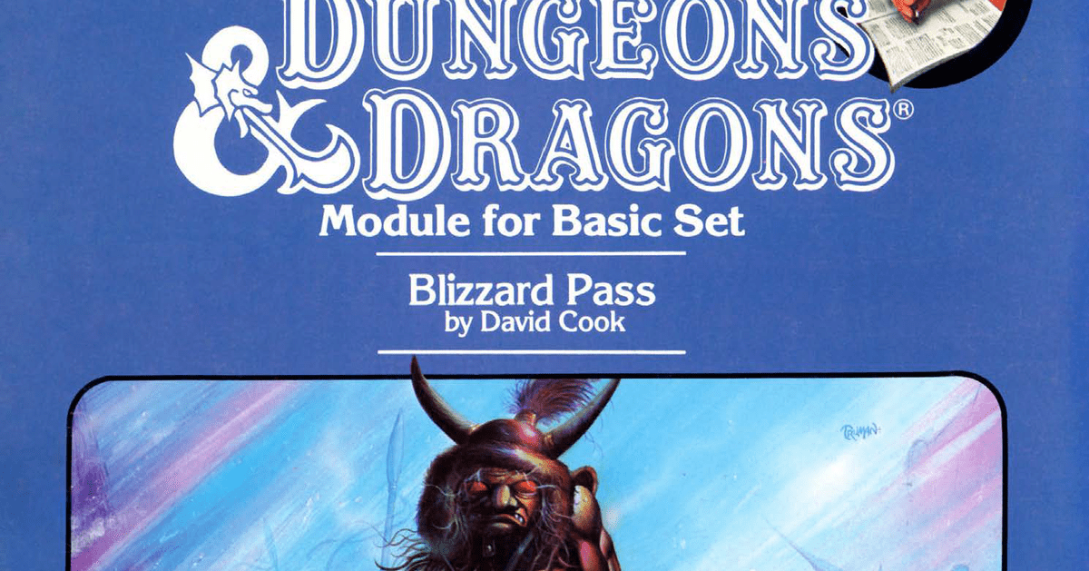 M1: Blizzard Pass | RPG Item | BoardGameGeek