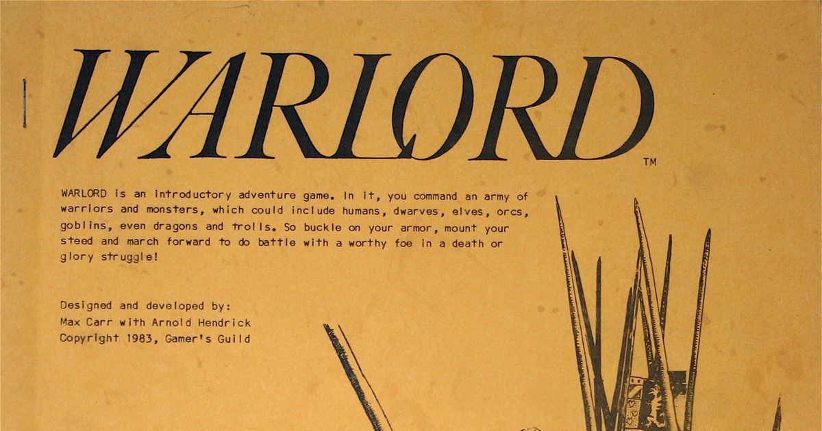 Warlord | Board Game | BoardGameGeek