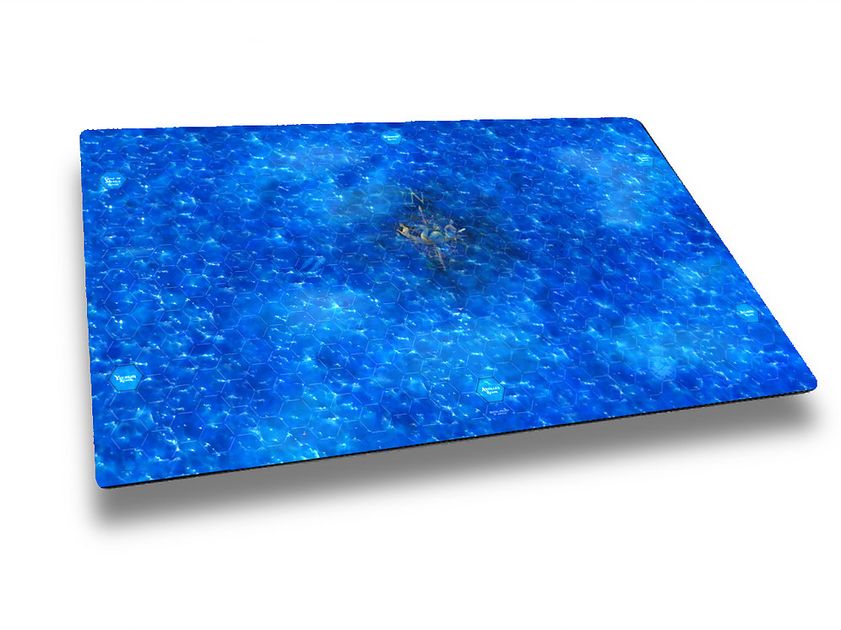 British Vs Pirates: Large Neoprene Hexagon Map | Board Game Accessory ...