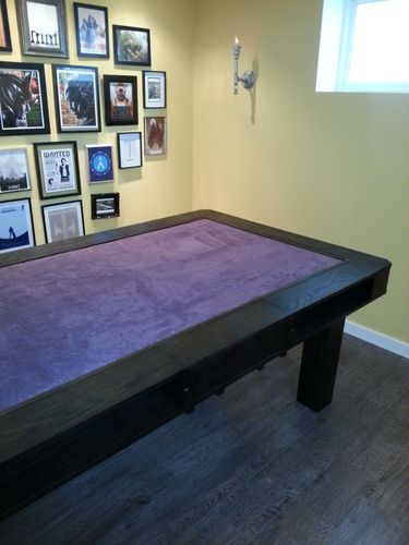 Game Table Design Series: Game Table Features - Leaning Ledge