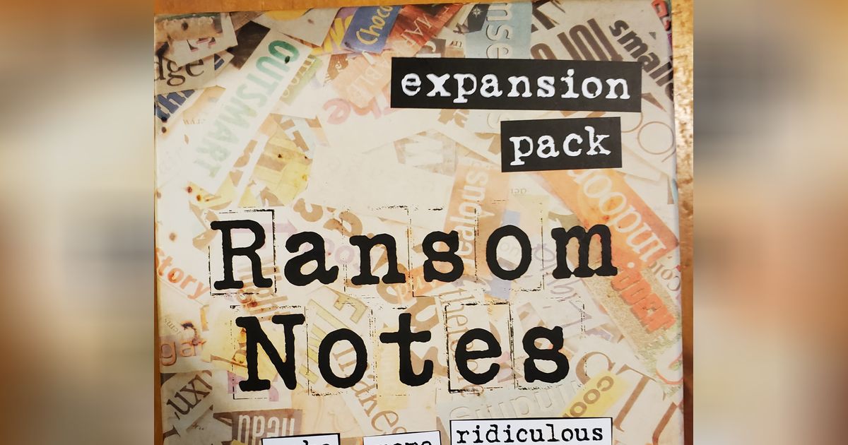 Ransom Notes: Expansion Pack | Board Game | BoardGameGeek