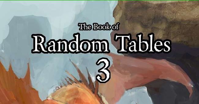The Book of Random Tables 3 | RPG Item | RPGGeek