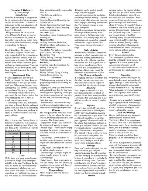 Grenades and Gallantry | RPG Item | BoardGameGeek